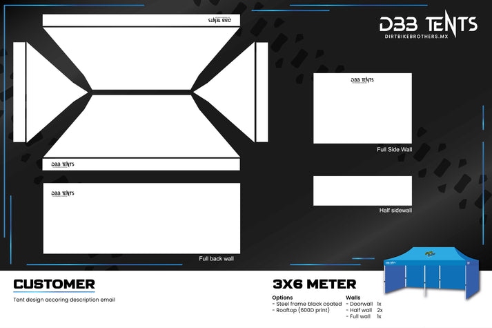 Custom paddock race tent design | DBB tents dirtbikebrothers.mx ...